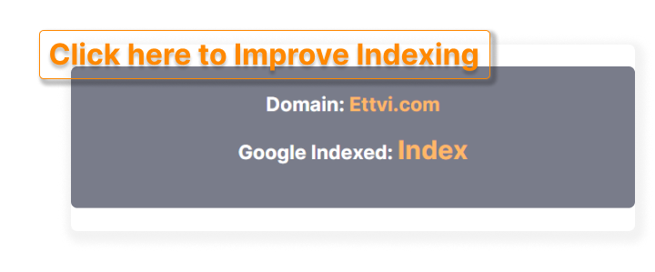 Google Index Checker - Check Your Site's Index Status | ETTVI