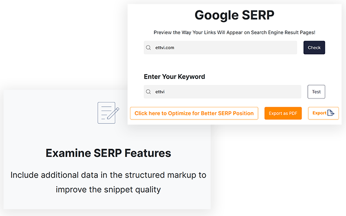 Google SERPs Simulator - Snippet Simulator | ETTVI