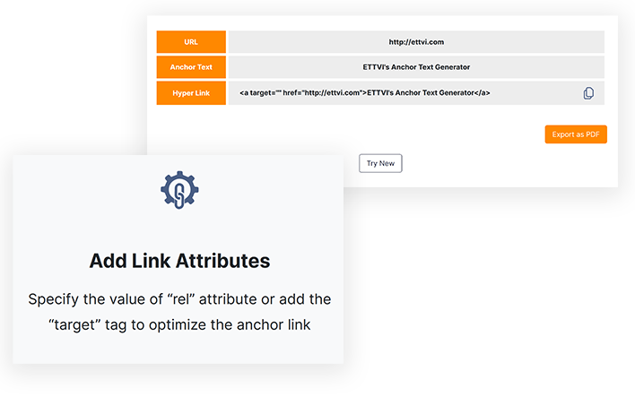 Anchor Text Generator - Hyperlink Generator Online | ETTVI