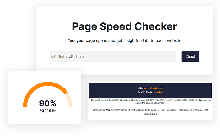 Page Speed Checker Online Free | ETTVI