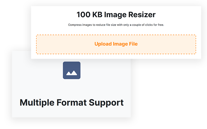 Image Resizer de ETTVI 100 KB - Comprime imágenes en línea gratis