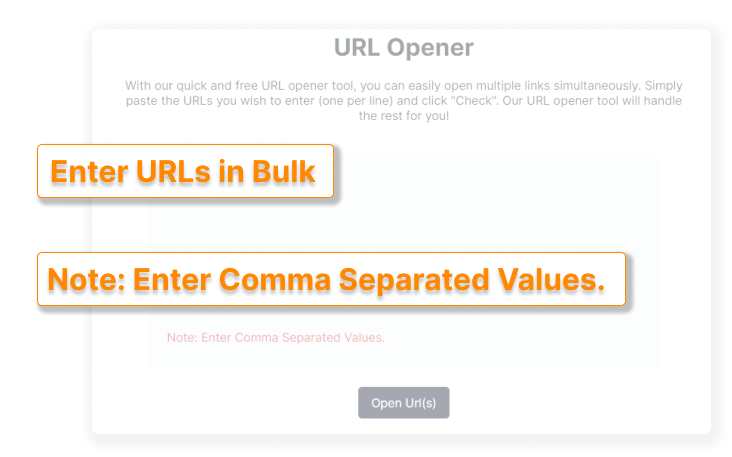 URL Opener Tool | Open Multiple URLs at Once | Ettvi